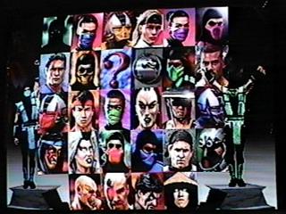 Mortal Kombat Trilogy Character Select